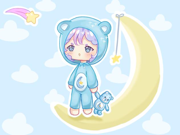 care bear chibi - ibisPaint
