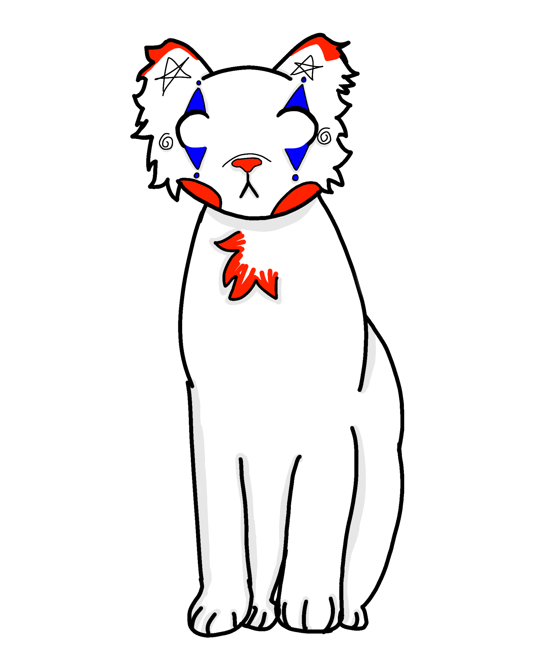 Clown cat - ibisPaint