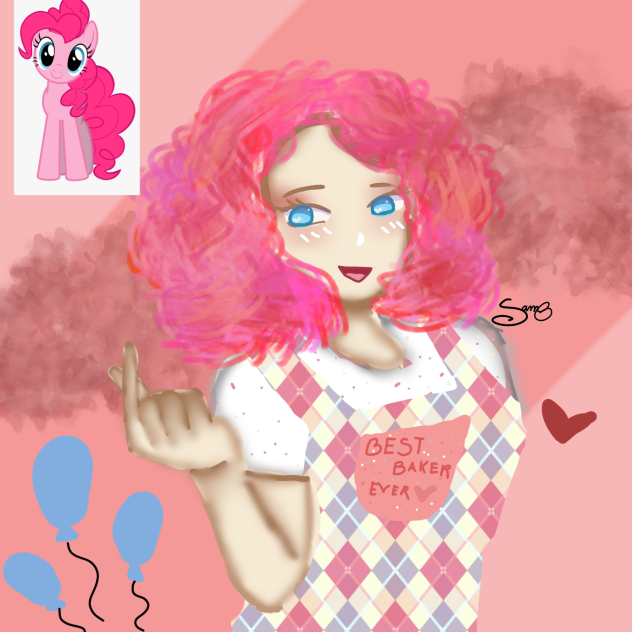 Drawing Pinkie Pie in human version - ibisPaint