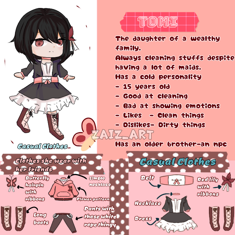 Tomi - Character Design - ibisPaint