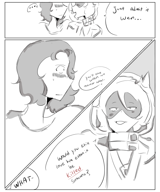 Quick comic oc lore thing 😨 - ibisPaint