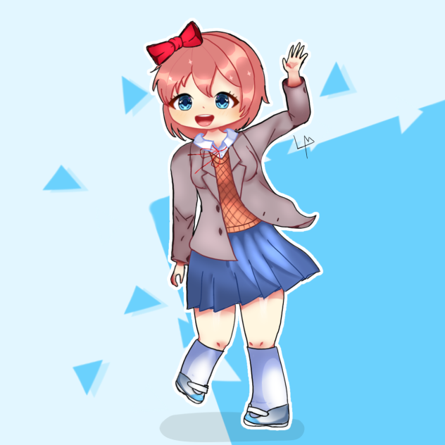 Sayori draw ddlc - ibisPaint