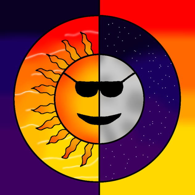 sun and moon - ibisPaint