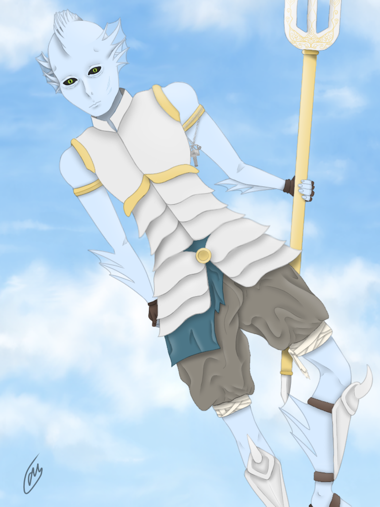 Floating Paladin - ibisPaint