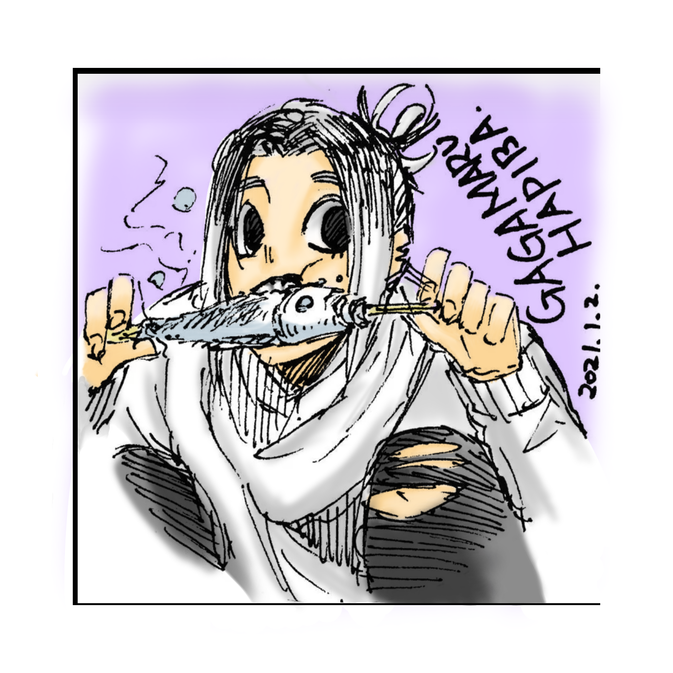 blue lock gagamaru coloring - ibisPaint