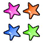 Y2k stars pixel - ibisPaint