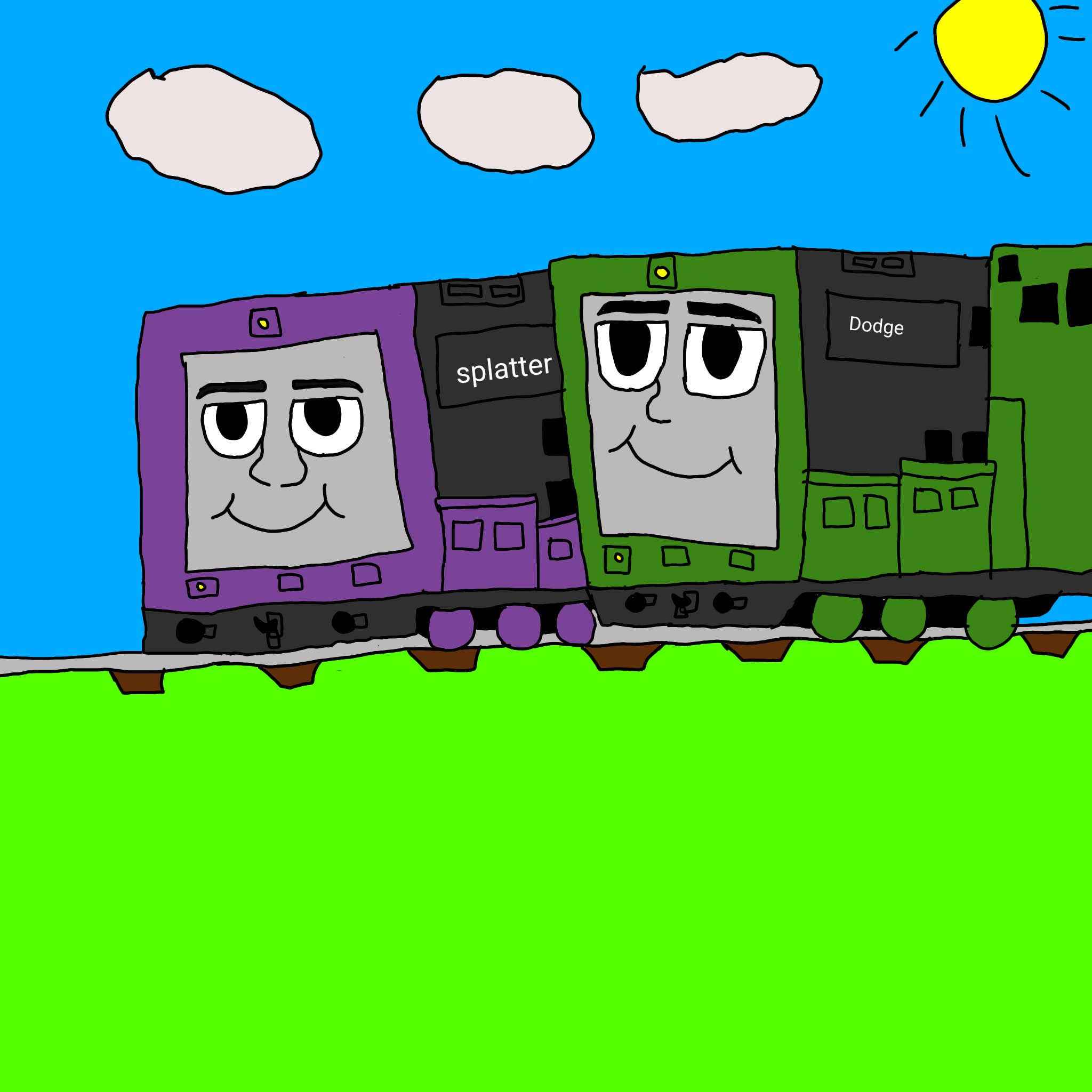 splatter and dodge - ibisPaint