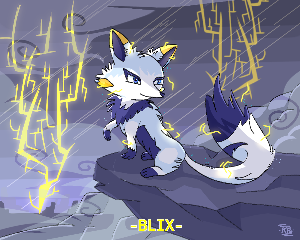 Blix [EvoCreo Fan-Art] - ibisPaint