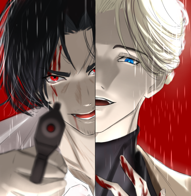 Johan Liebert and Kenzo Tenma - ibisPaint