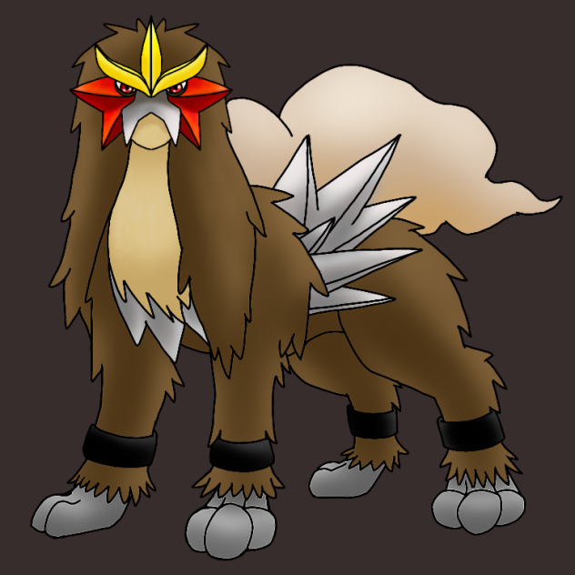 Drawing Entei - ibisPaint