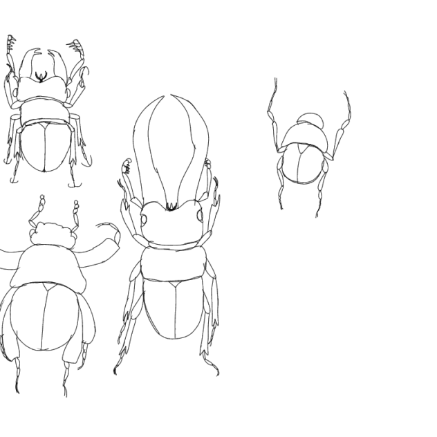 Just some Beetle sketches - ibisPaint