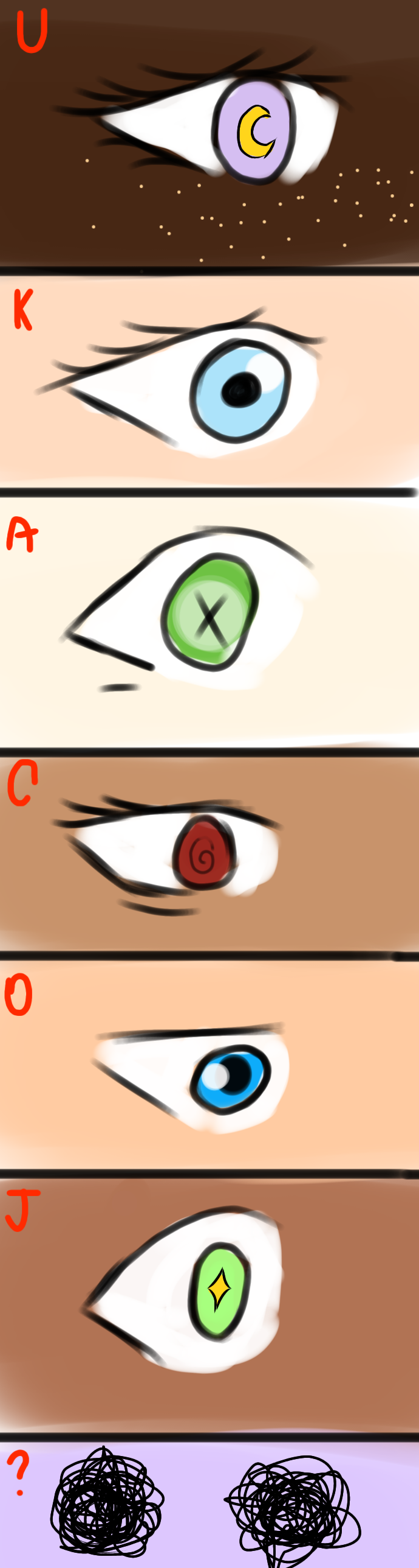 Some eyes of my ocs - ibisPaint