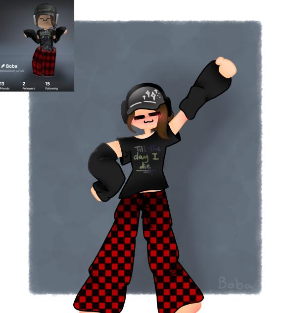 My Roblox avatar - ibisPaint