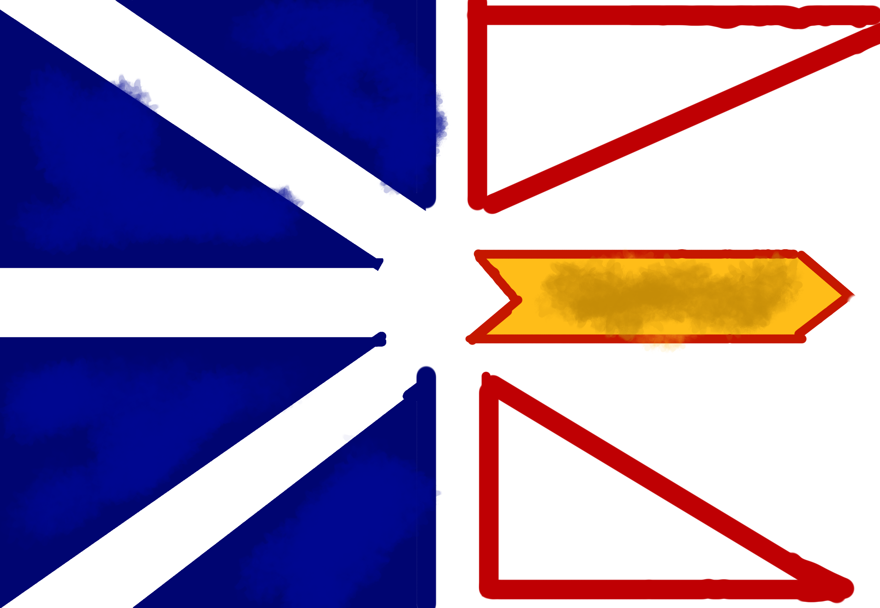 New Fouland and Labador Flag (speed art) - ibisPaint