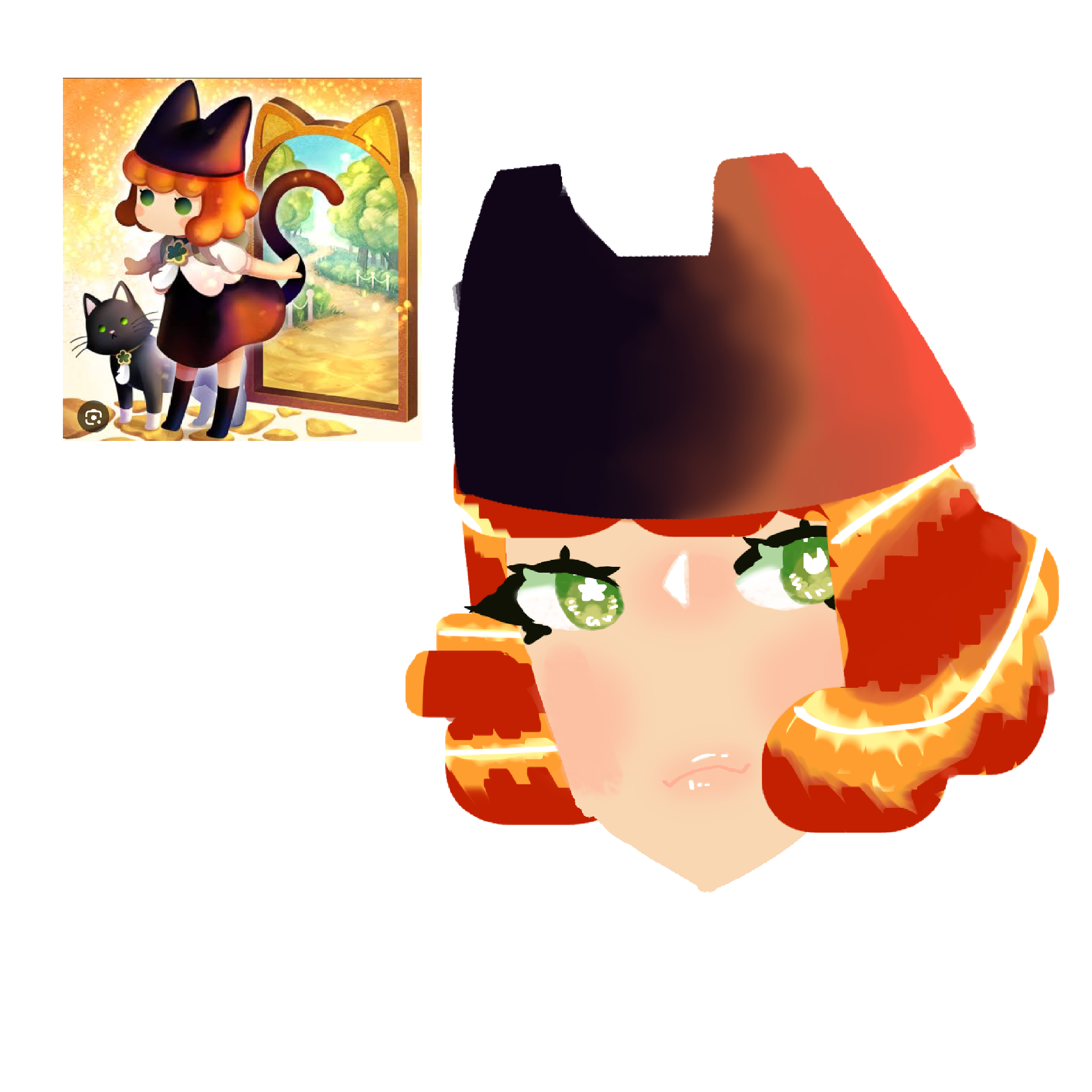 oh emm gee stray cat doors 3 - ibisPaint