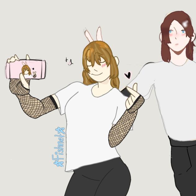 Bunny ears collab with Natorium! - ibisPaint