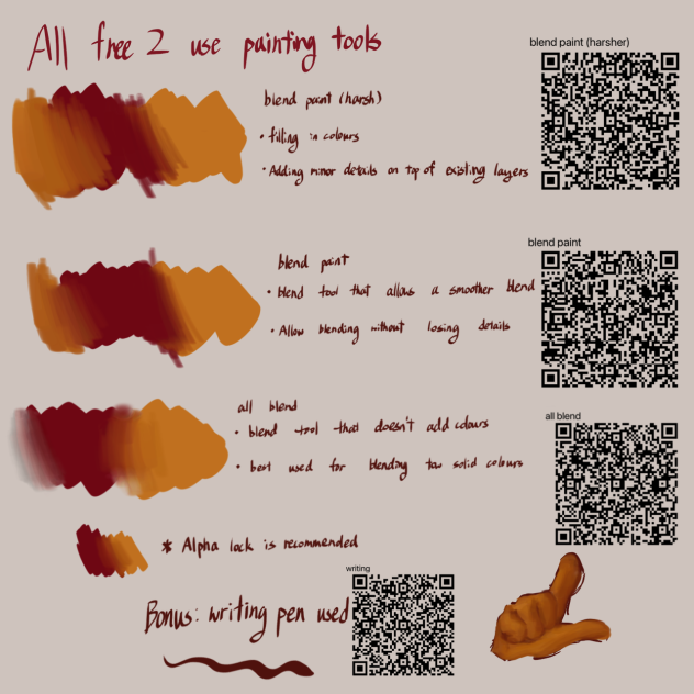 Free to use brush pack - ibisPaint