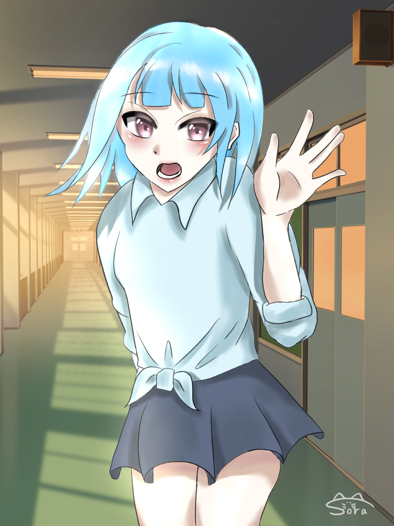 夕方校舎のJK - ibisPaint