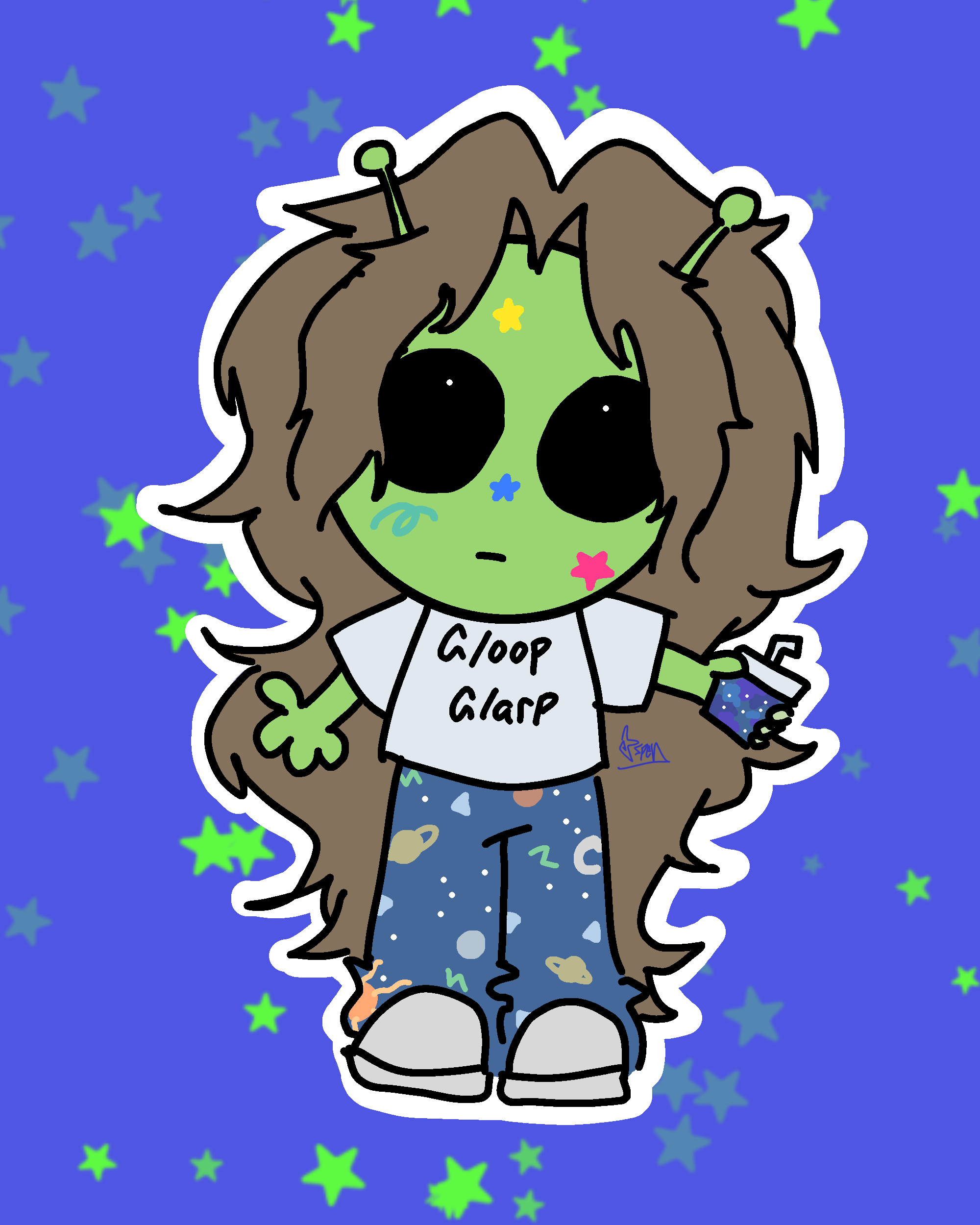 Glorp alien - ibisPaint