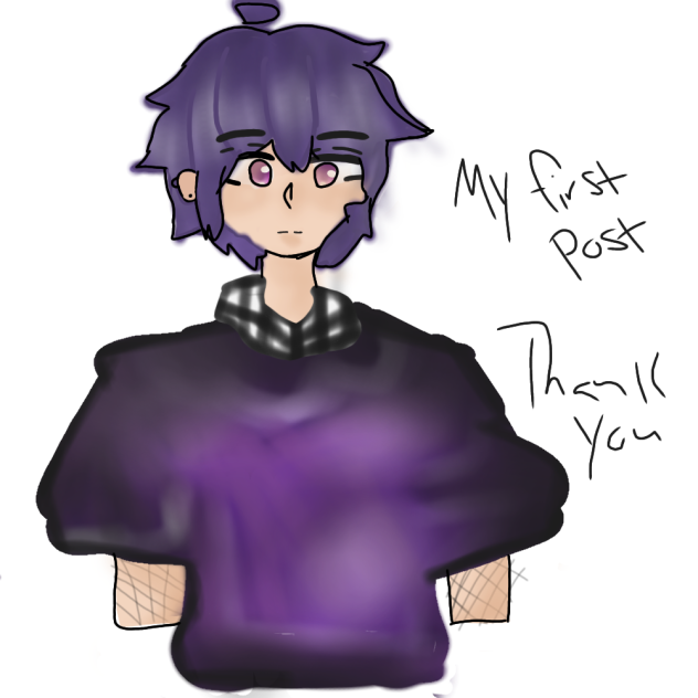 my first post and drawing - ibisPaint