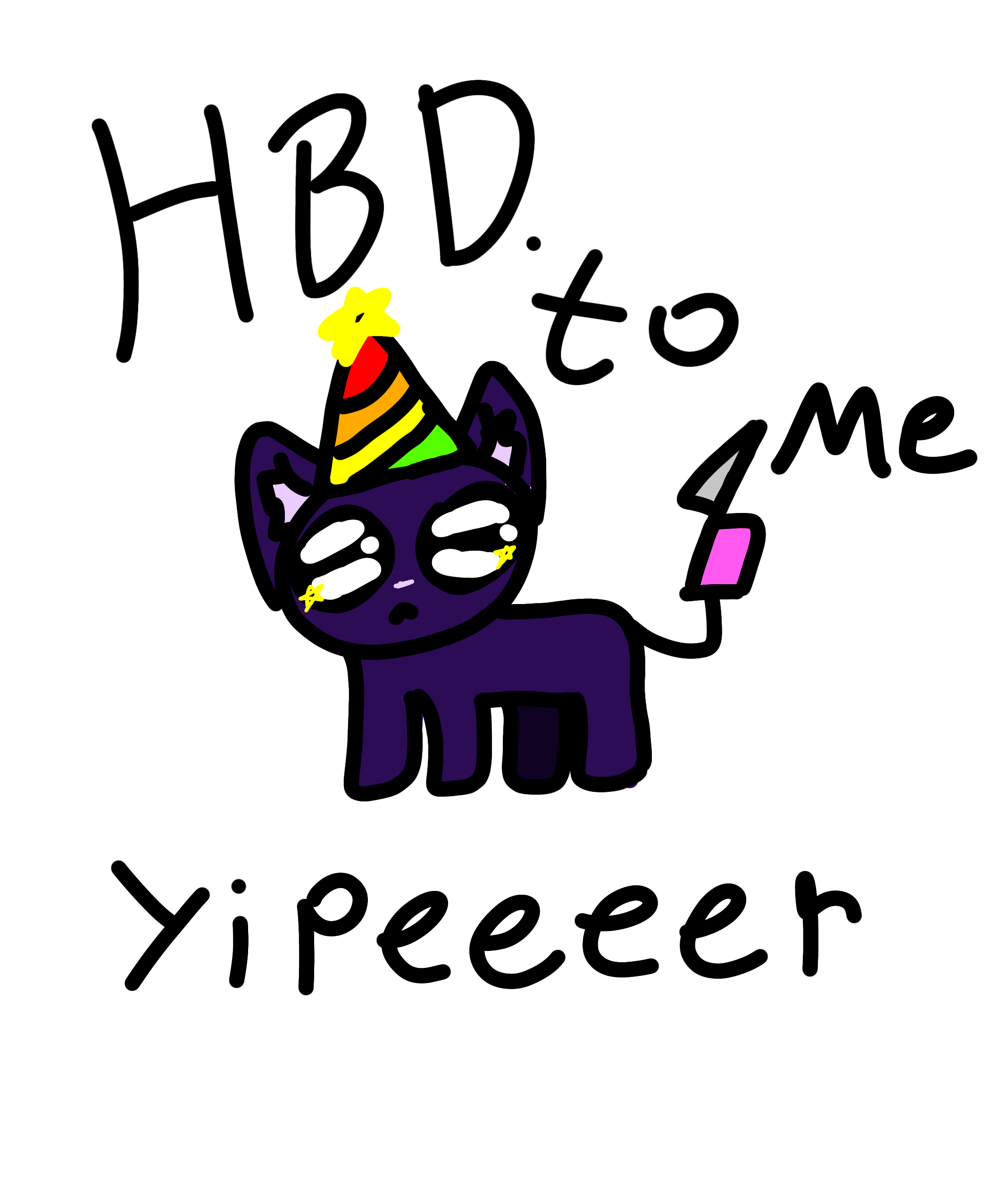hbd - ibisPaint