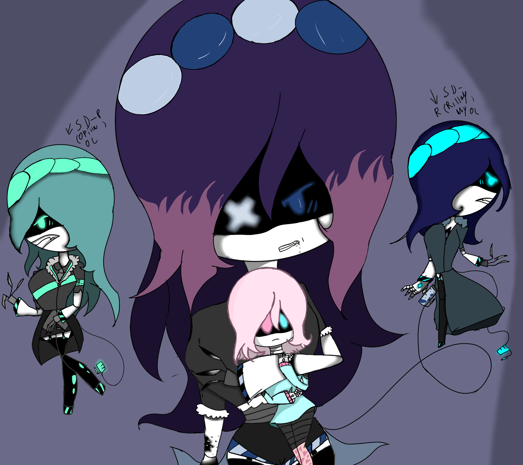 The battle in Copper 9 AU story - ibisPaint