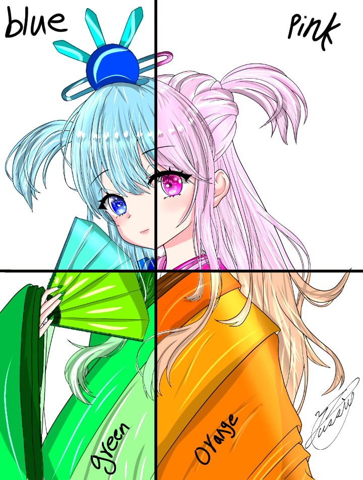 colouring pages for yussi#ユッシー - ibisPaint