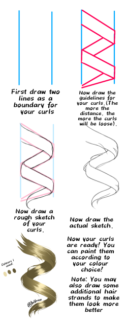 How to draw curls - ibisPaint