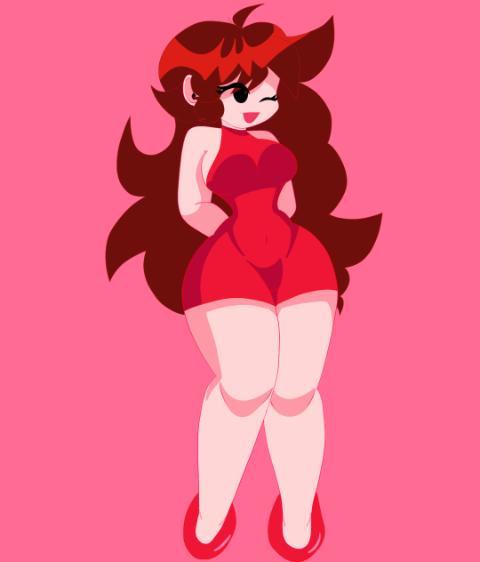 Girlfriend Standing - ibisPaint