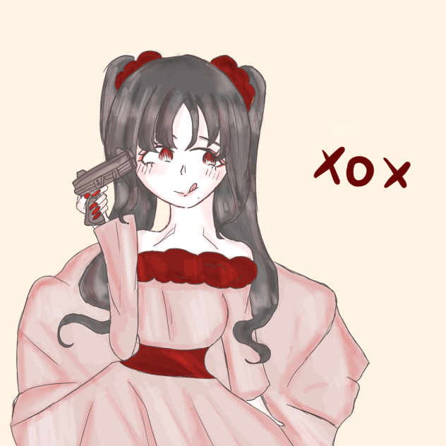 Gun girl - ibisPaint