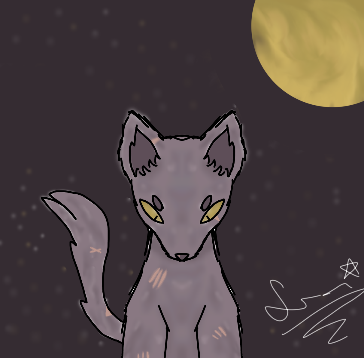 Lone wolf - ibisPaint