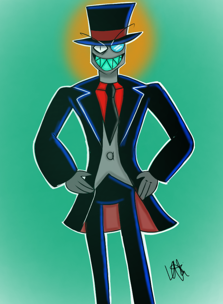 black hat villanos 🖤🖤🖤🎩🖤🖤🖤 - ibisPaint