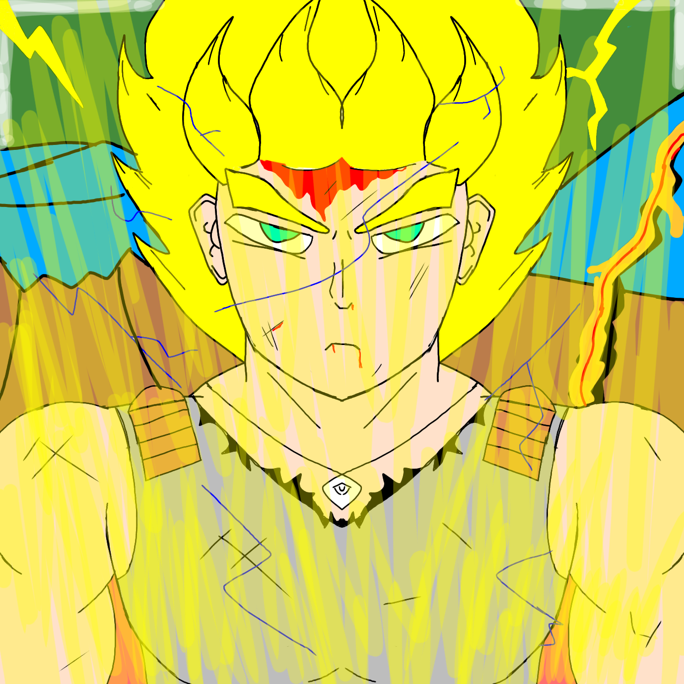 royal super saiyan - ibisPaint