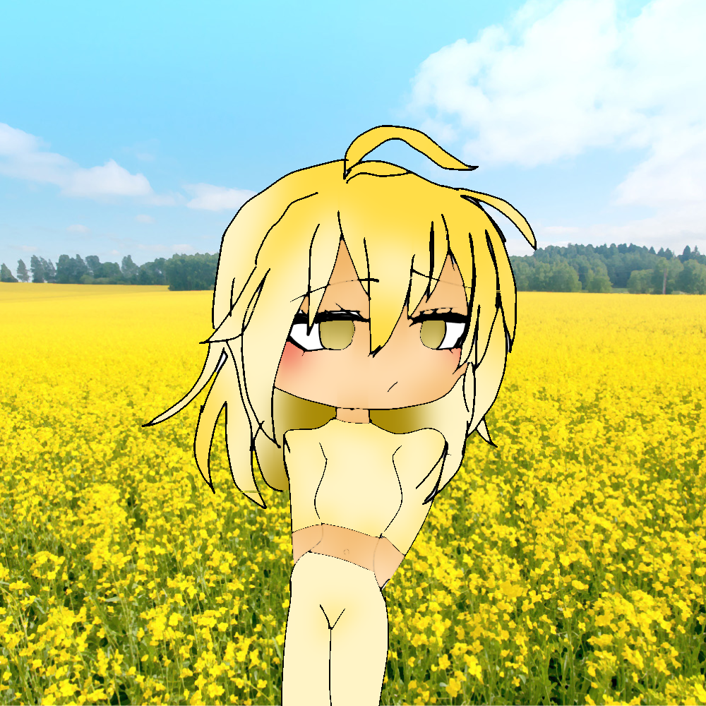 Yellow girl - ibisPaint