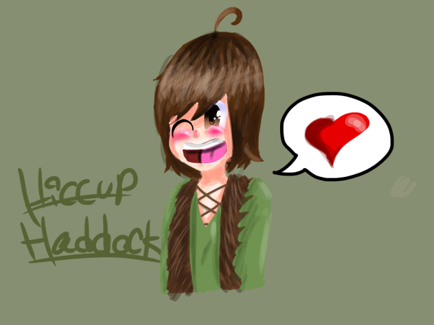 hiccup haddock for deannngking. - ibisPaint