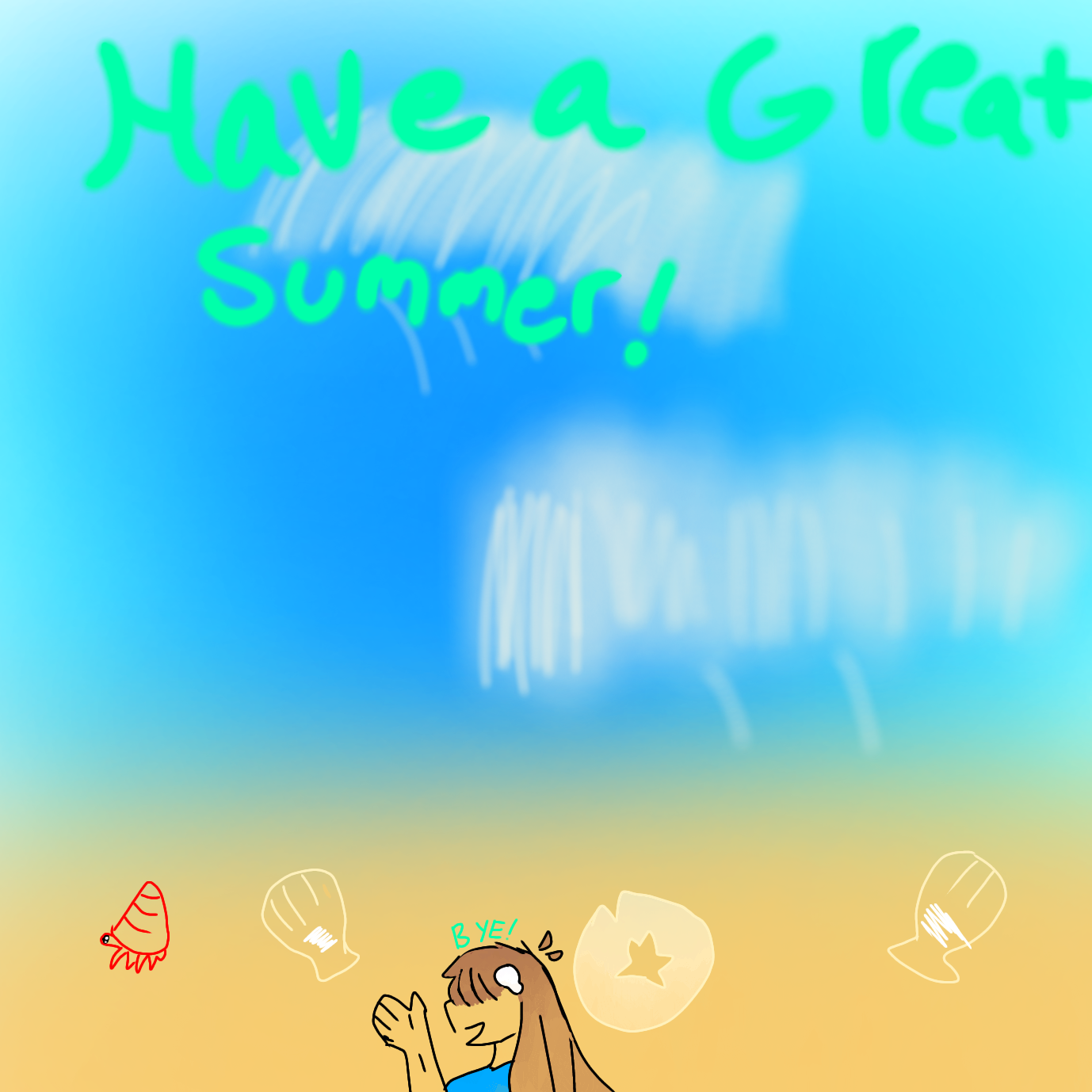 yus its summer time - ibisPaint