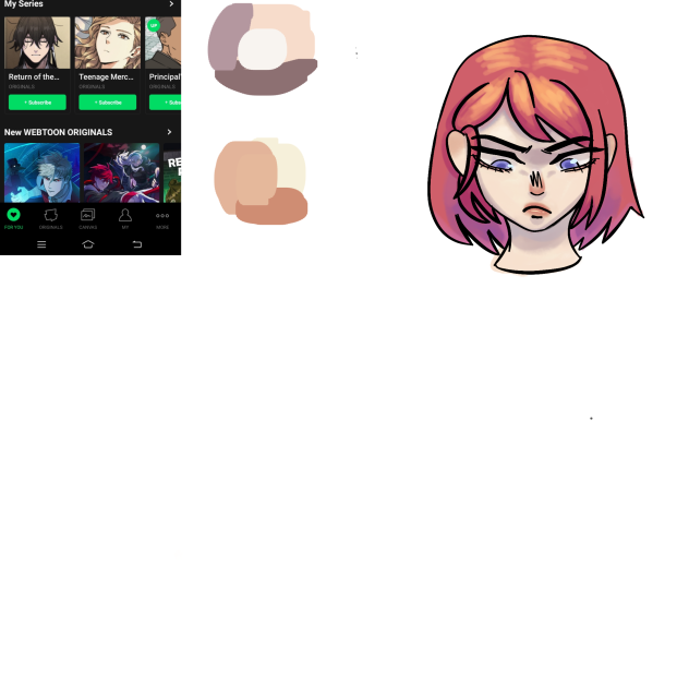 practicing a new style - ibisPaint