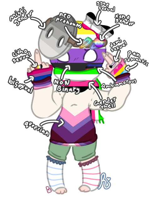 my lgbtq ball oc - ibisPaint