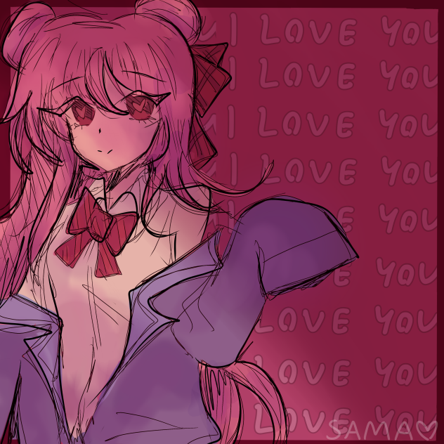 The Sugar Girl Eats Love - ibisPaint