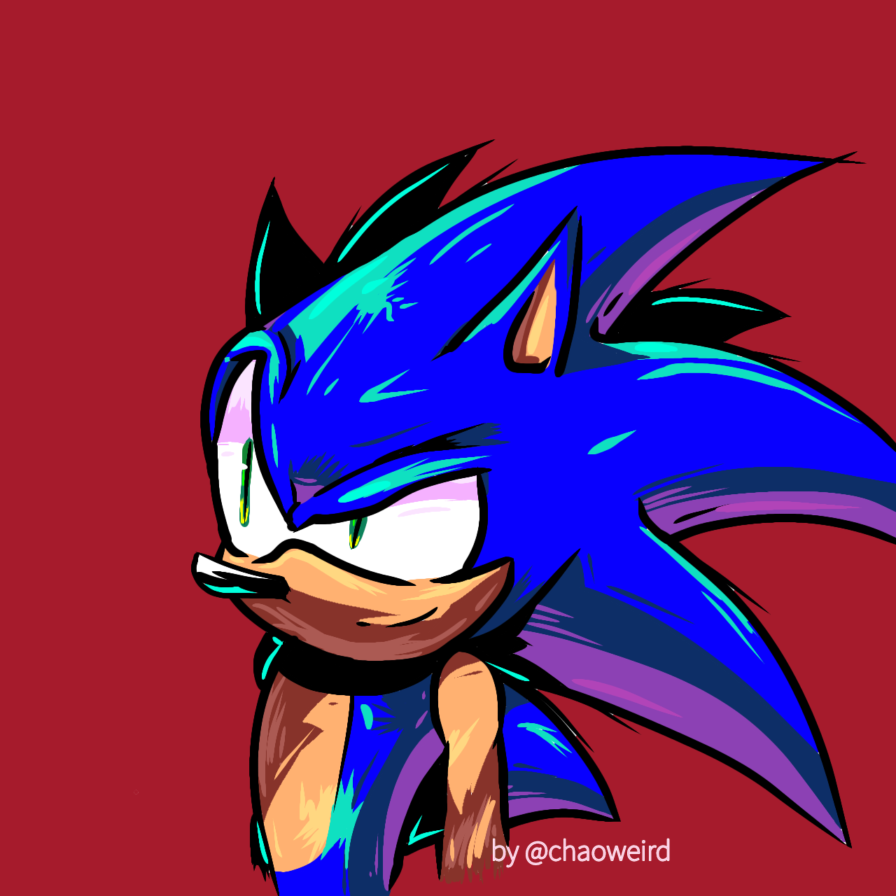 small alteration on sonic - ibisPaint