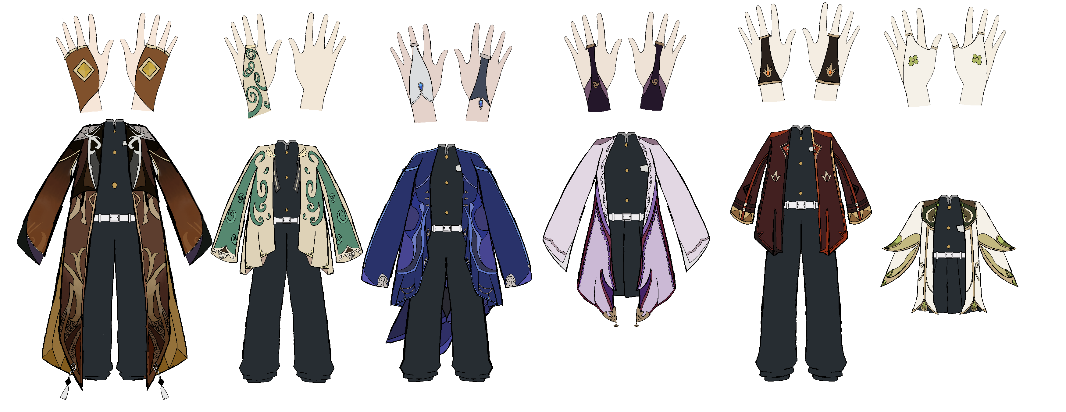 Archon x Hashira outfits - ibisPaint