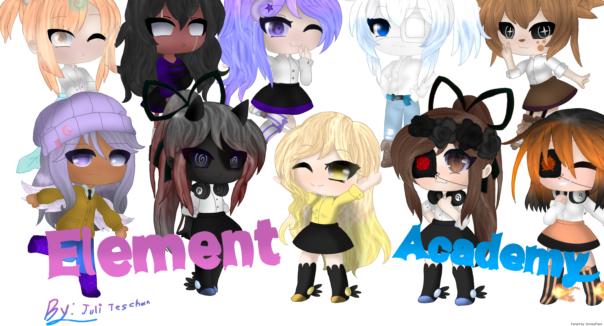 Fanart for Element Academy - ibisPaint
