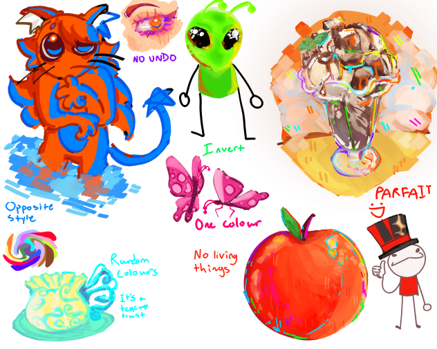 ART CHALLENGES I DID - ibisPaint