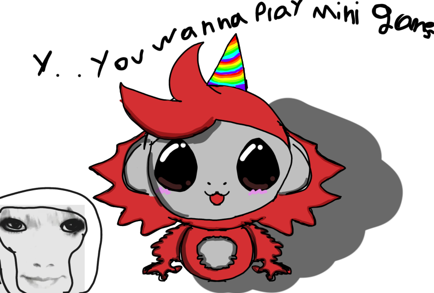 Y…you wanna play mini games!🥳🥳🥳 - ibisPaint
