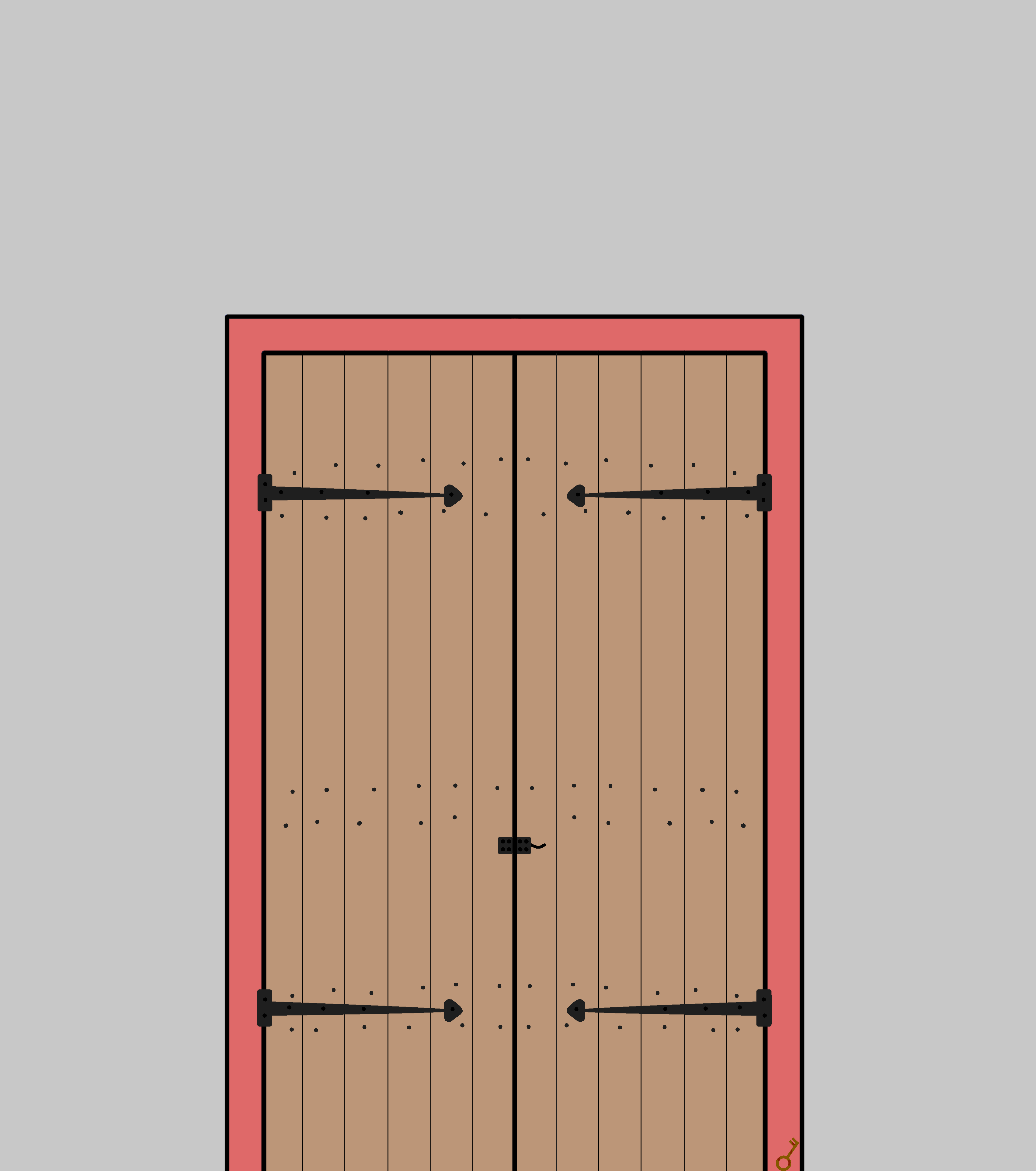 SCP-004 (The 12 Rusty Keys and the Door) - ibisPaint