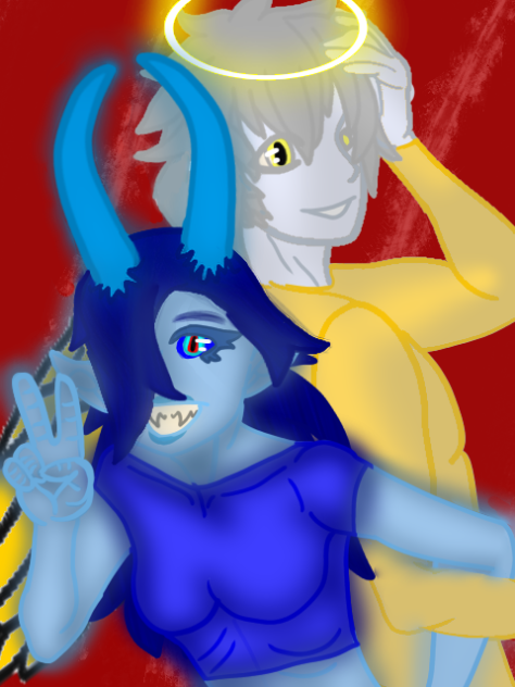 Ixel and Gold - ibisPaint