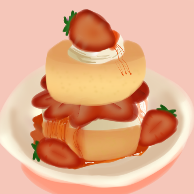 Strawberry cake! - ibisPaint