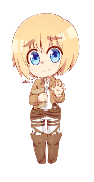 Armin Arlert Shy AOT Chibi - ibisPaint