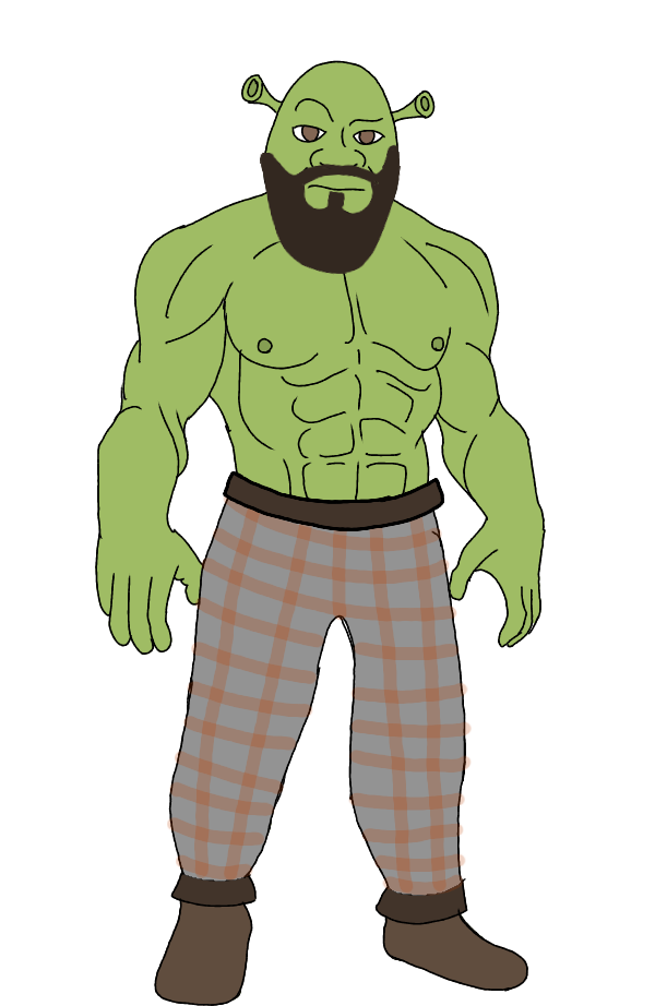 Shrexy Shrek - ibisPaint