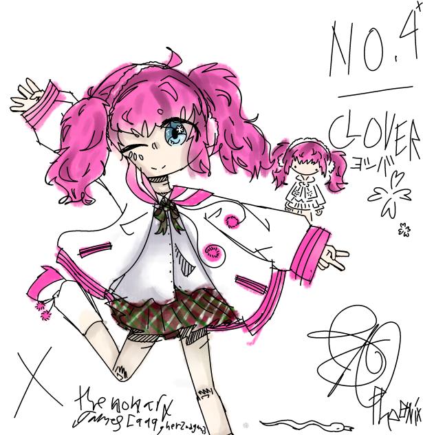 unfinished clover drawing - ibisPaint